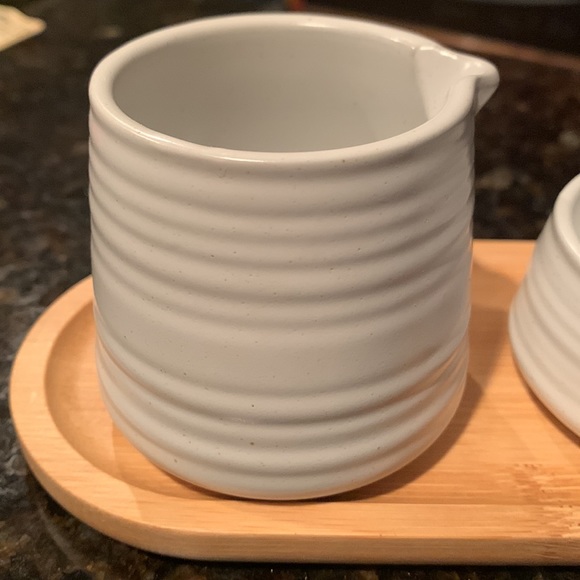 Nespresso | Kitchen | Nespresso Stoneware Sugar Bowl And Milk Serving ...